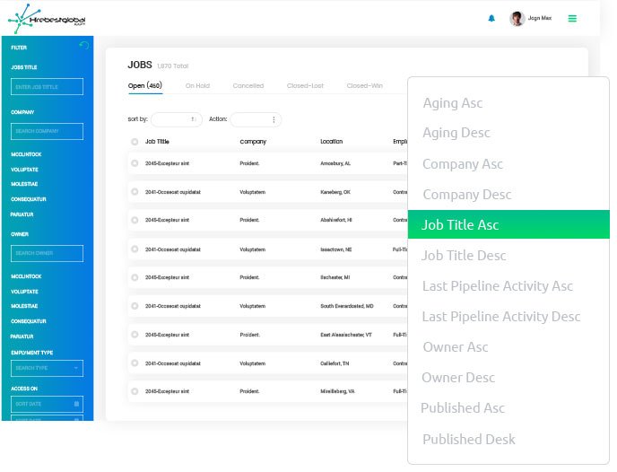 Job Management – Hire Best Global